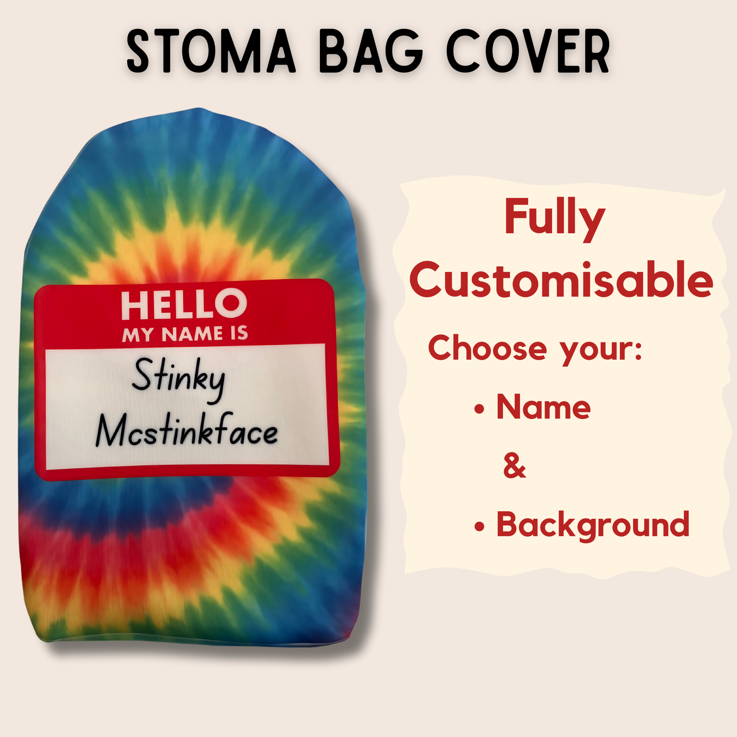 Customisable Stoma Bag Covers – Add Your Stoma’s Name & Choose Your ...